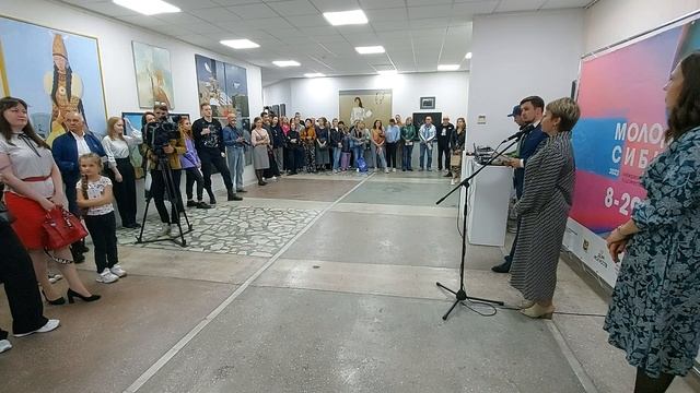 Открытие выставки "Молодая Сибирь - 2023" (08.09.2023)