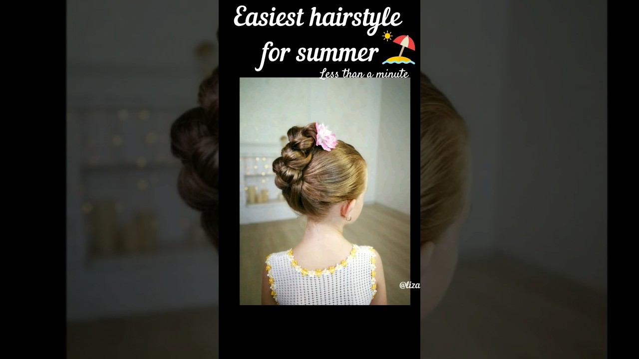 ️The simplest hairstyle for the summer ️