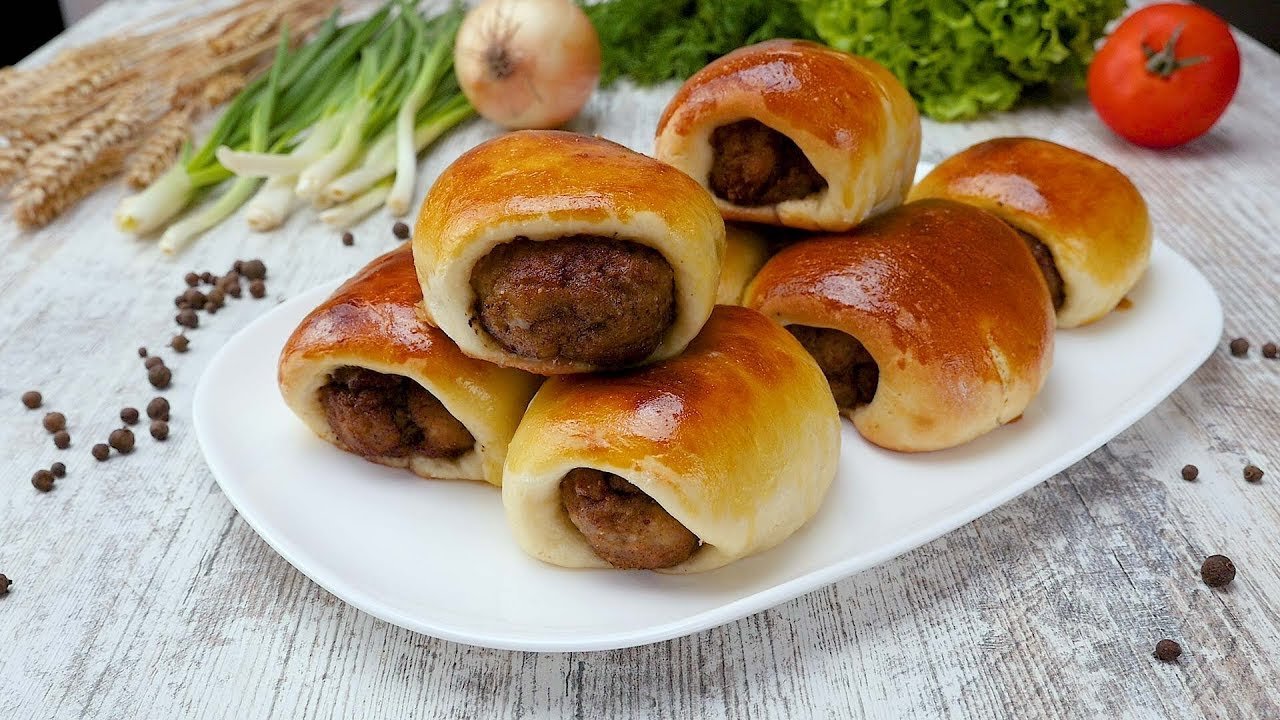 Котлеты в тесте. Любимая выпечка детства