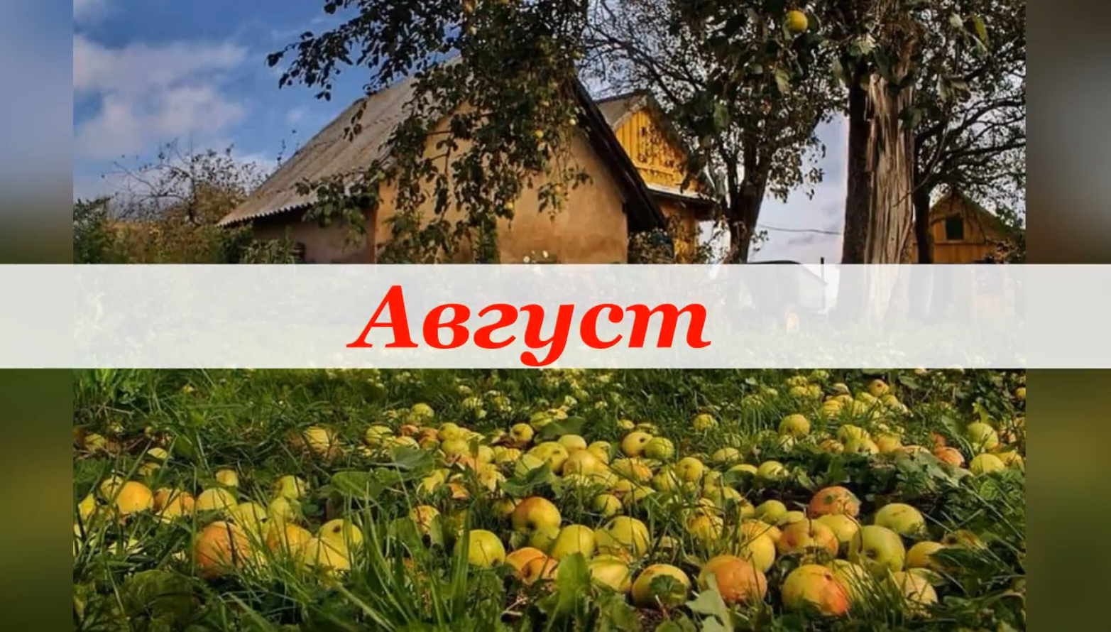 Перелистать стихами календарь. Август.