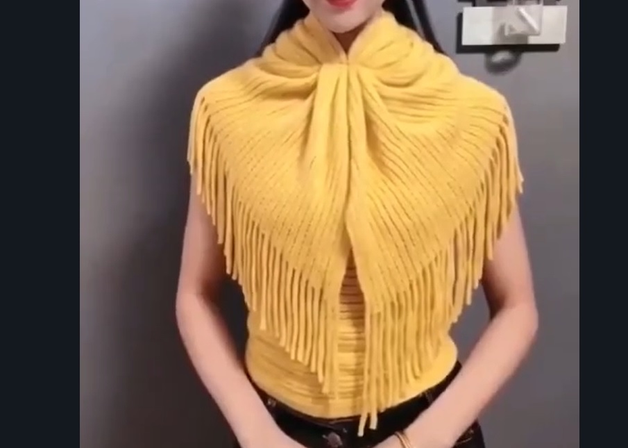 Креатив с шарфом