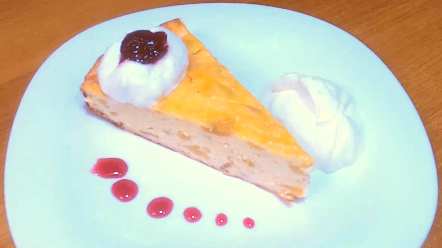 Сладкая ТВОРОЖНАЯ ЗАПЕКАНКА С ЯБЛОКАМИ + сметана и варенье