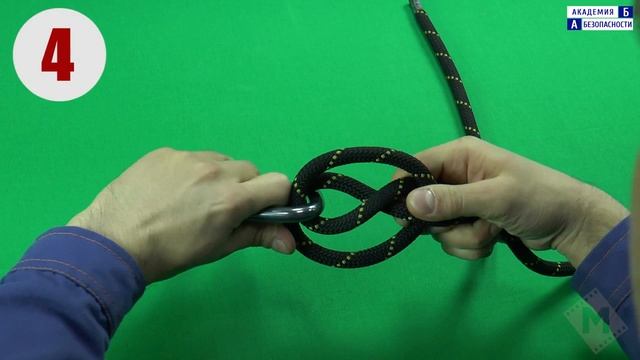 Канатные узлы, используемые при работе на высоте. Узел «Стремя»