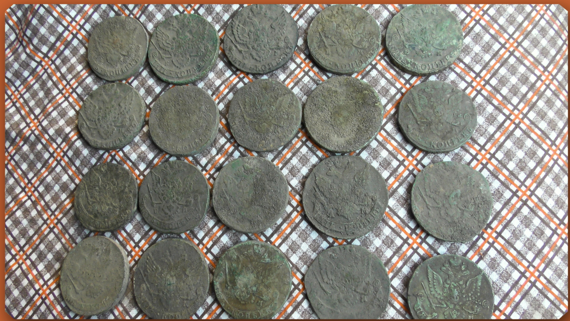 Накопал пятаков Екатерины II. Архив сезона 2023. #Коп 78.