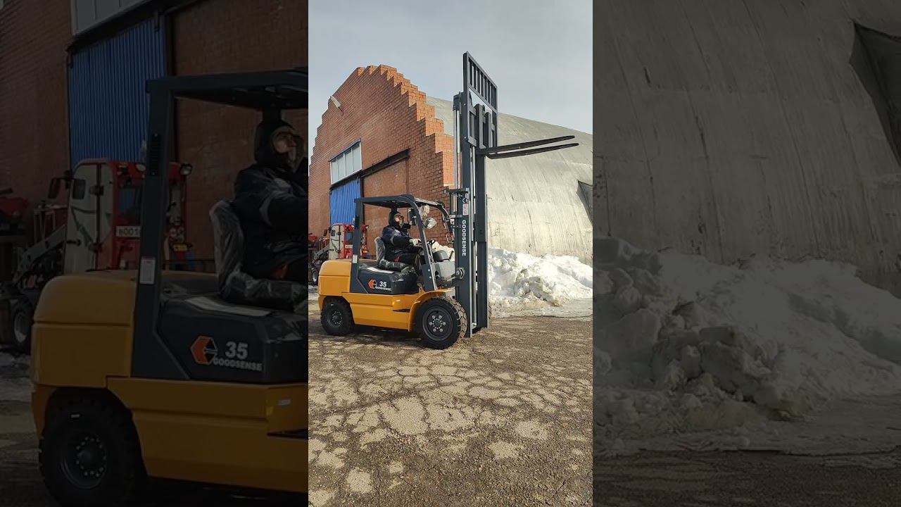 Вилочный дизельный погрузчик GOODSENSE FD35T1 X12 грузоподъемностью 3500 кг высота подъема 3м