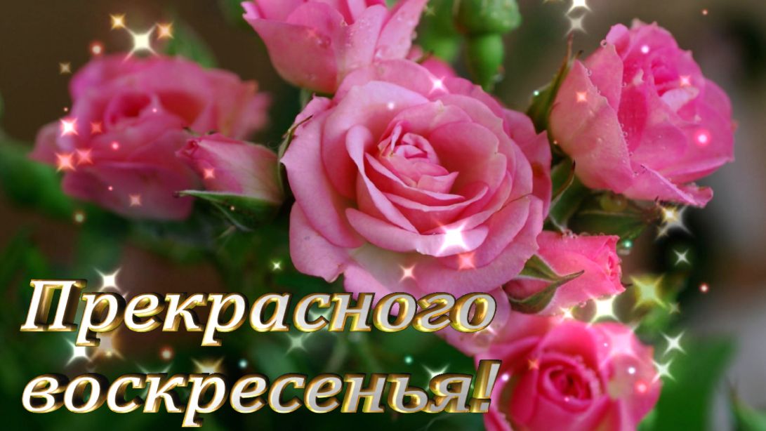 Прекрасного воскресенья!