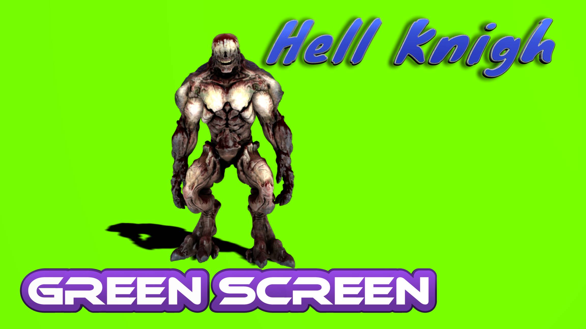 Green Screen - Рыцарь ада (Hell Knight - Game DOOM)