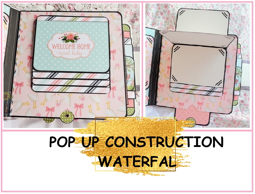 СКРАПБУКИНГ МАСТЕР КЛАСС / ФОТОАЛЬБОМ ДЛЯ ДЕВОЧКИ "Rock-a-bye baby" СТРАНИЦА №4 / CRAZY PAPER