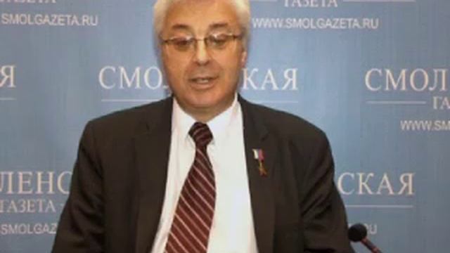 Космонавт Юрий Батурин в гостях у "Смоленской газеты"