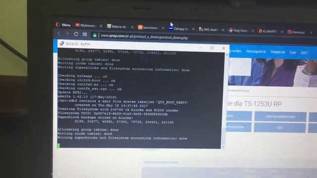 QNAP RECOVERY FIRMWARE PUTTY CONSOLE