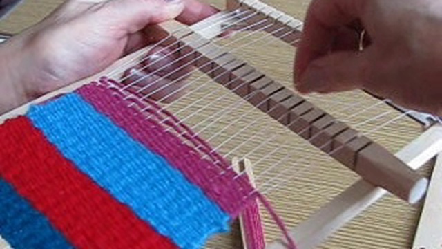 процесс ткачества