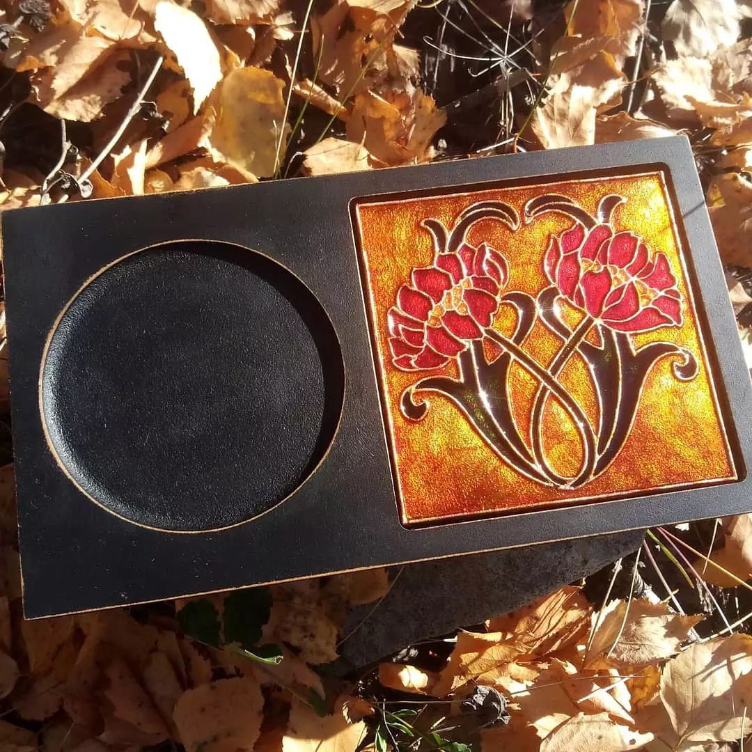 Подставка под чашку с плиткой для декорирования!