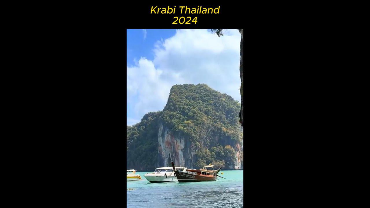 Beach walk Krabi Phuket Thailand 2024 #shorts #krabi #phuket #thailand⛱️