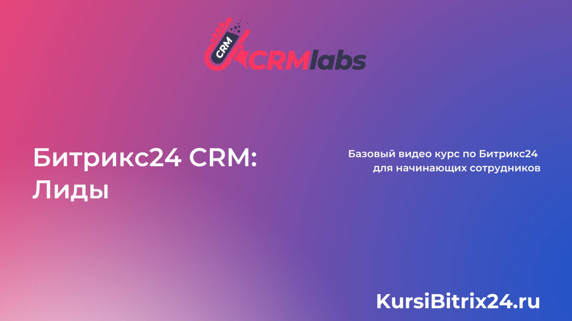 Битрикс24 CRM Лиды