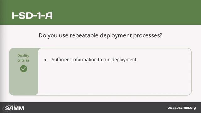 I-SD-A: Deployment Process №6