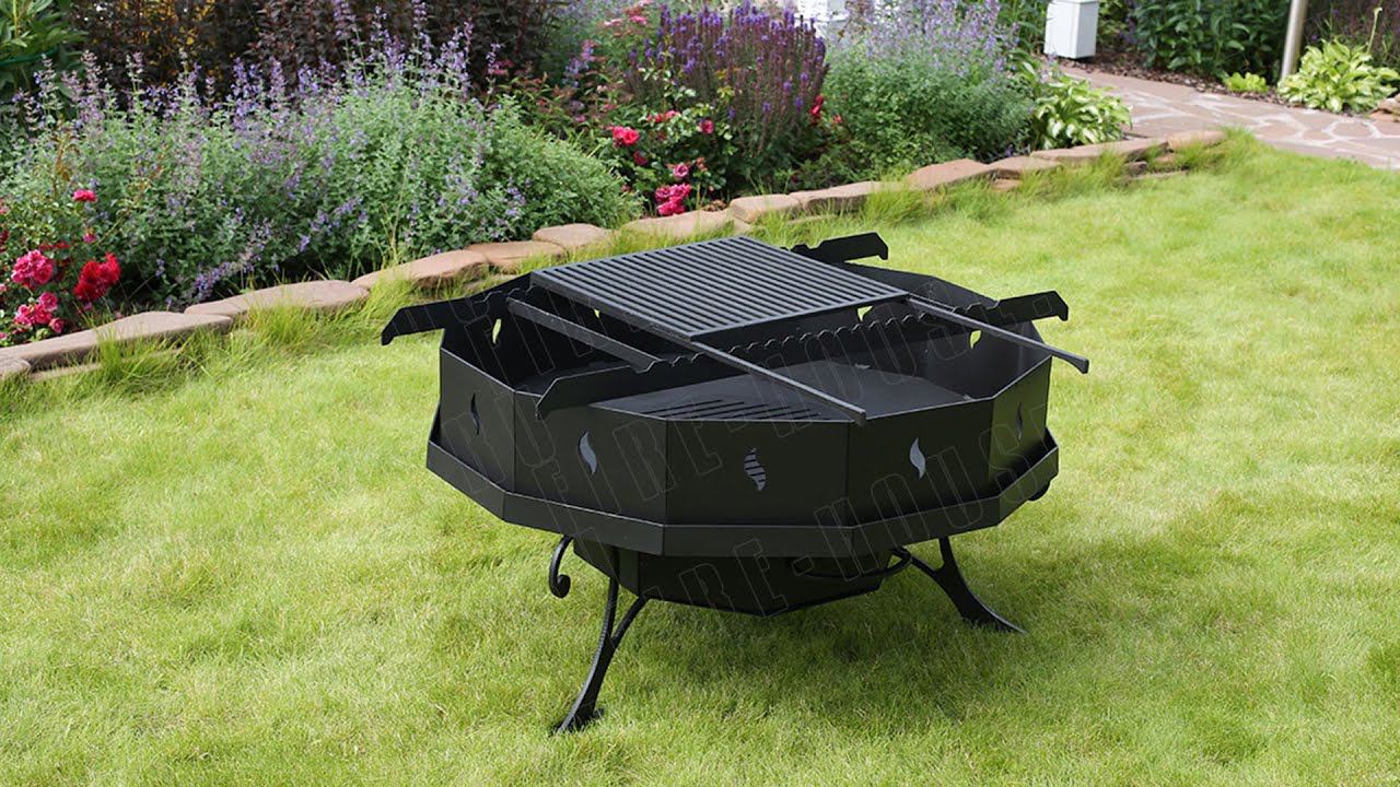 Обзор дизайнерского мангала 3 в 1 от компании Fire-House