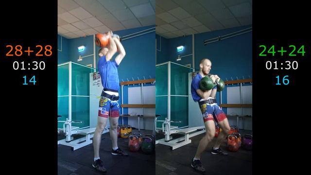 Тренировка ДЦ 24 и 28 по 3 минуты (19.08.24)
