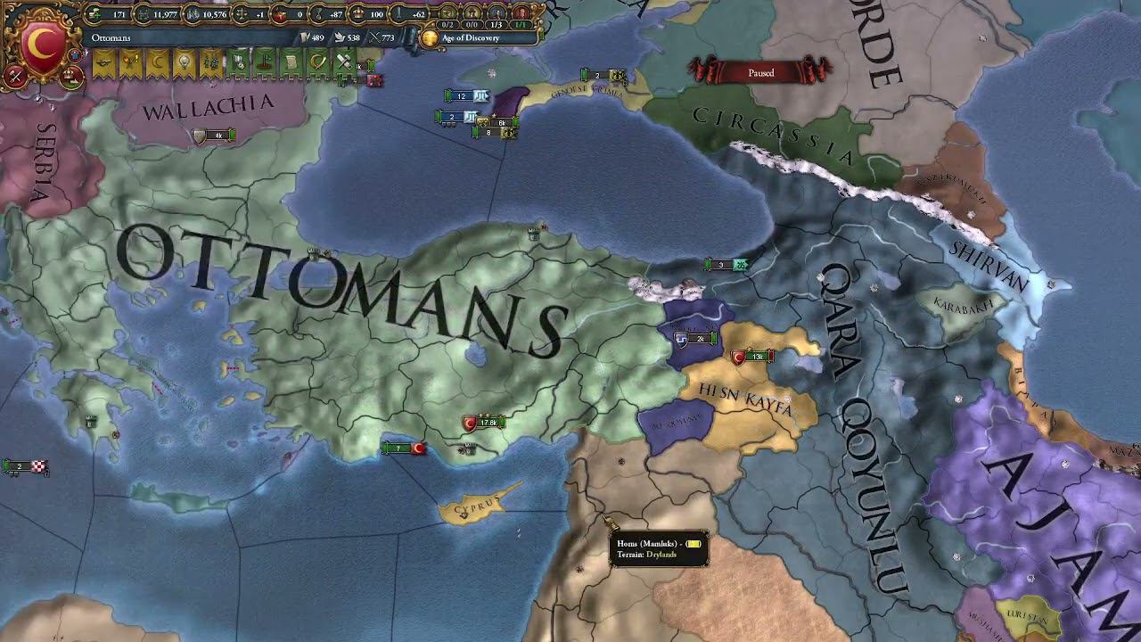 Europe Universalis IV 1.34.5 Casual ottomans часть 3.