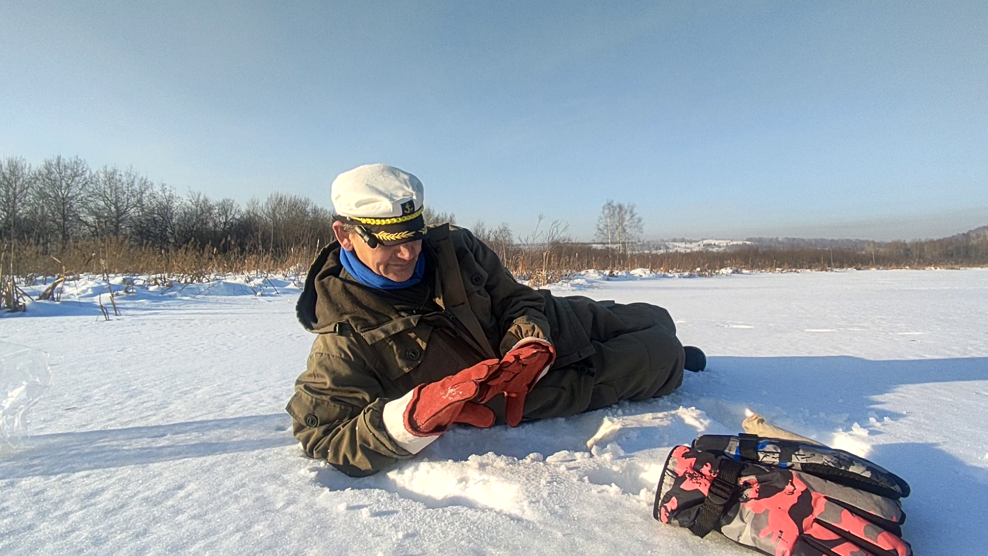 Перчатки и варежки для зимних походов. Флис в полиэстре и спилковые краги_часть 2 из 2