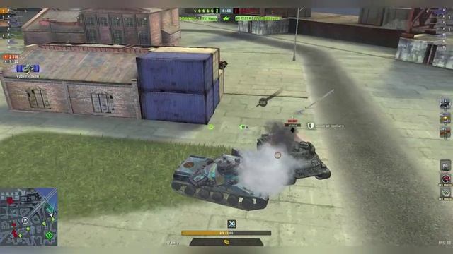 Воин.АMX 30 B Корсика.Карта Нью-Бэй,встречный бой.World of Tanks Blitz.