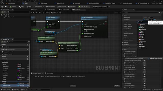 Unreal Engine 5 Tutorial -  Action RPG Part 9 Projectile Ability
