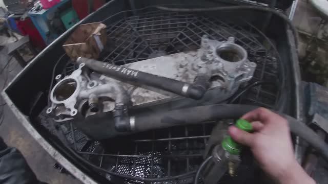 MAN TGX 480 evro 6 опрессовка интеркулера