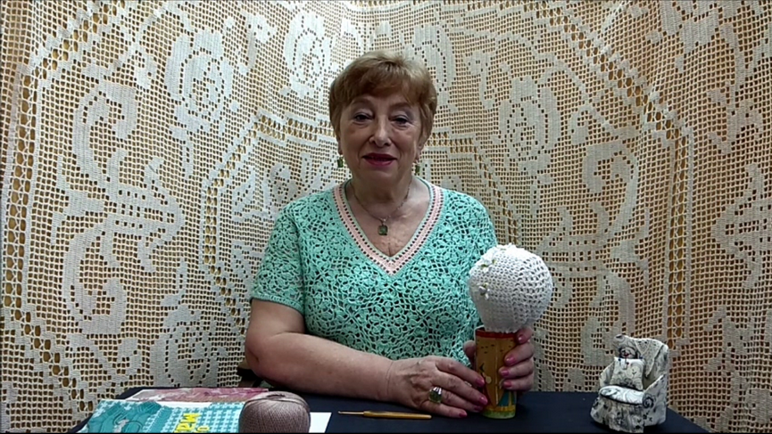 Чепчик для новорождённых "Торжество". Мастер-класс по вязанию крючком от О. С. Литвиной.