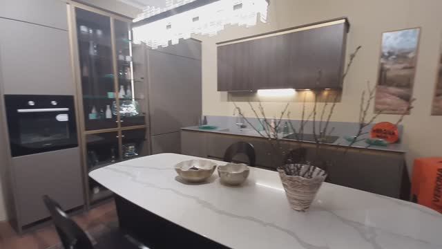 Кухня Gamma Lucky от VERONA mobili на Mosbuild 2022.