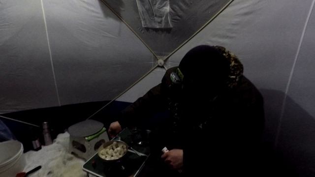Снова Луда. Пельмени 2..Зимняя рыбалка.  3-4.12.2021.