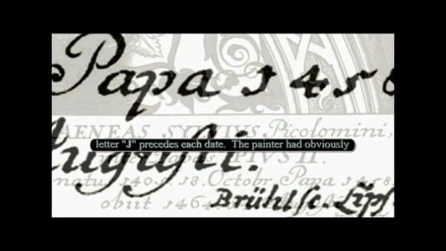 ЛИШНЯЯ ТЫСЯЧА ЛЕТ В ПРОЧТЕНИИ ДАТ НА ПОРТРЕТЕ РИМСКОГО ПАПЫ.mp4