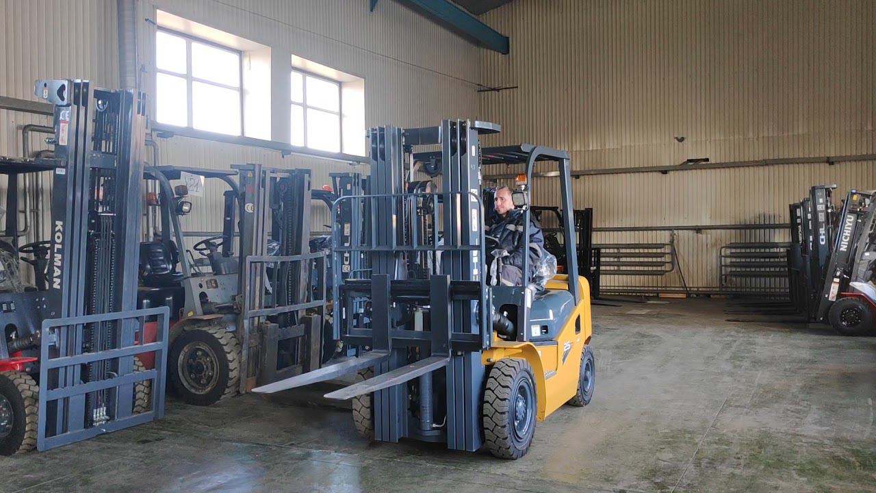 Дизельный погрузчик CHL HELI CPCD25 M1K2C  японский двигатель 4,8 м SS эластик