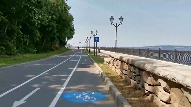 Московская набережная г. Чебоксары. Лето 2020.