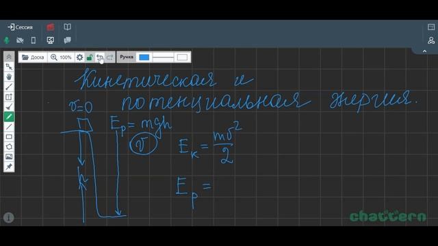 Кинетическая и потенциальная энергия.