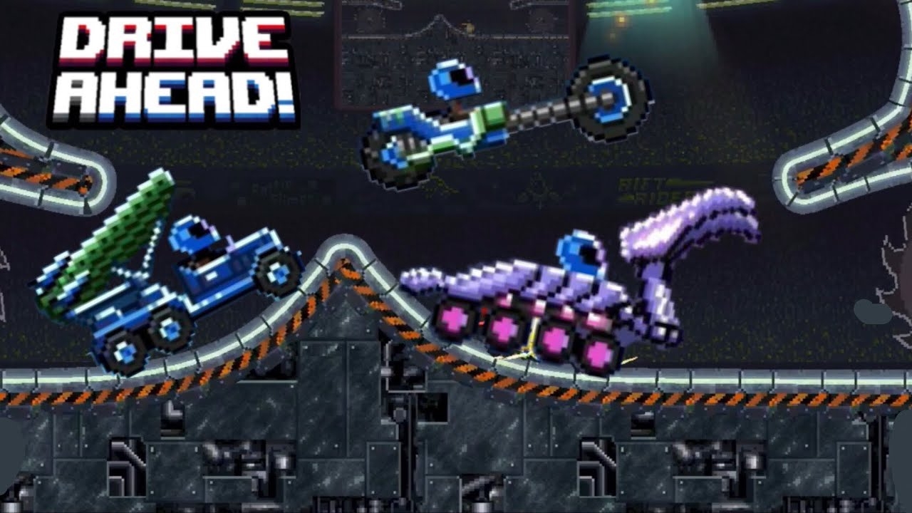 Играю за «РАКЕТНИЦУ», «РОБОБАЙК» и  «КРЕВЕТКУ» в Drive ahead!