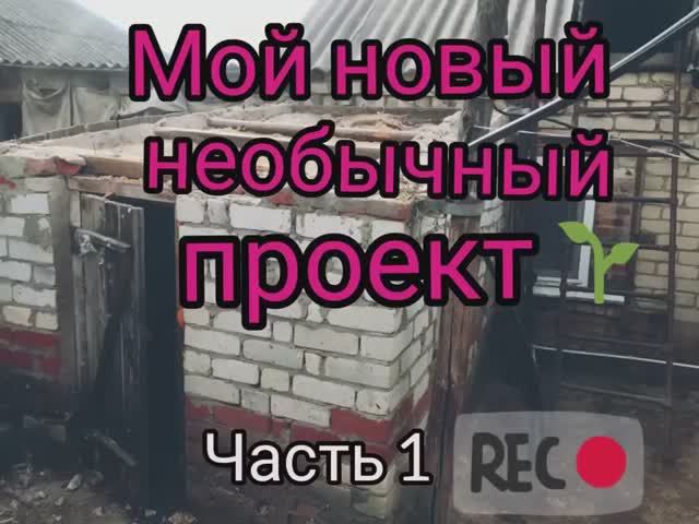 ЧАСТЬ 1. КАК СТРОИЛИ ЗИМНЮЮ ТЕПЛИЦУ.