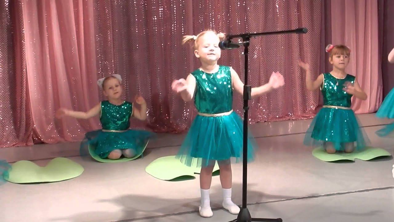 Милана Васильева 4 года "Ква-ква Простая песенка" 3й куплет