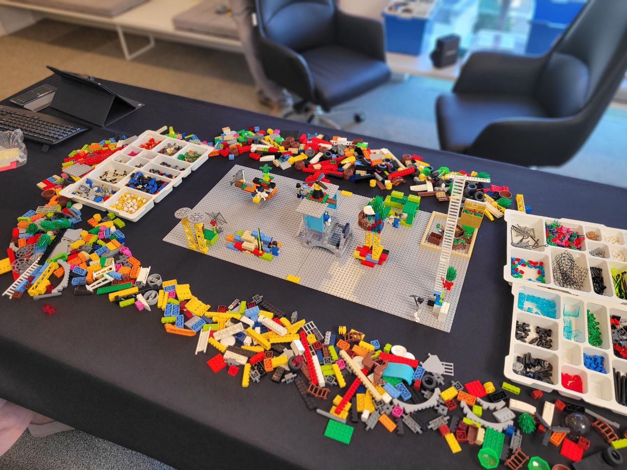 Lego Serious Play. Командная работа. Сборка совместной модели.