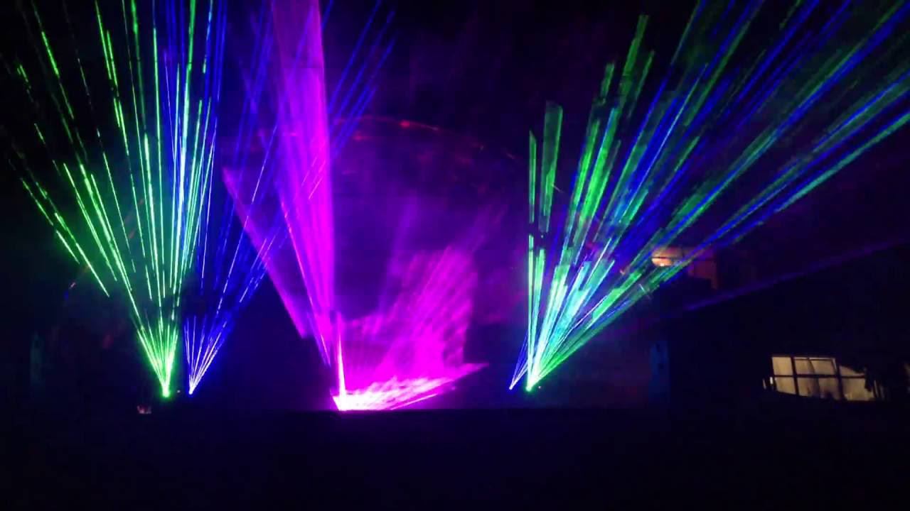 Лазерное лучевое шоу "День города" г.Нязепетровск
