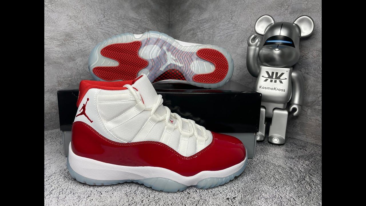 Кроссовки Nike Air Jordan 11 Retro Cherry (Varsity Red)