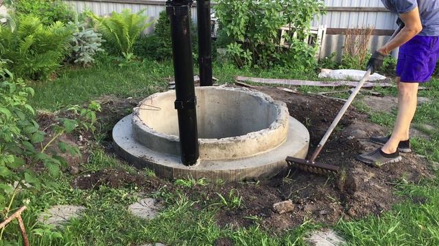 Оформление колодца