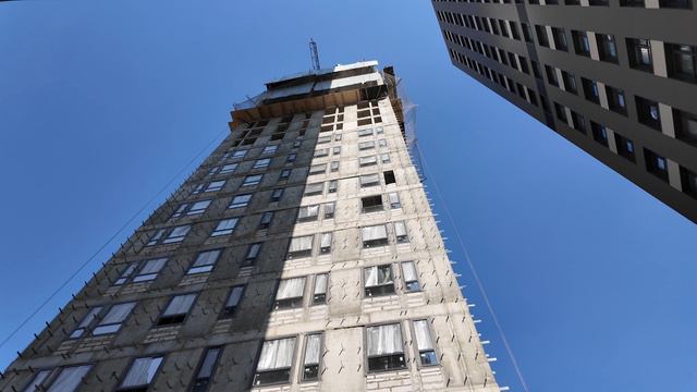 ЖК «Тринити» — съёмка с воздуха сентябрь 2024