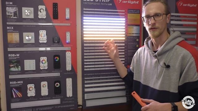 Обзор одноцветных светодиодных лент