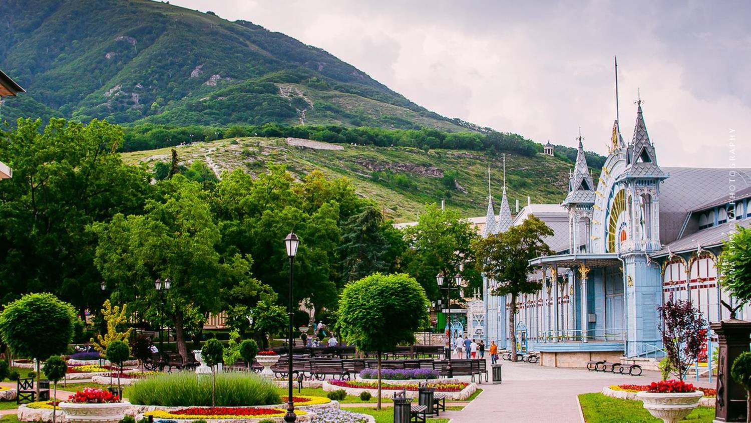 12 дневное путешествие по Кавказу, 6 часть,  Пятигорск, парки, памятники и нарзаны.