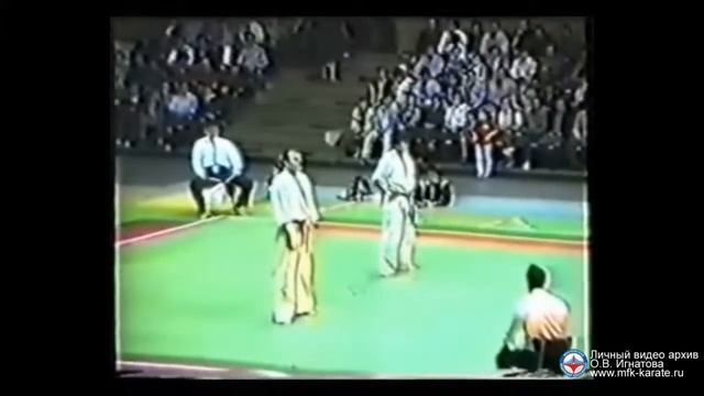 1990 фестиваль Кёкусинкай и сборная СССР против сборной Японии