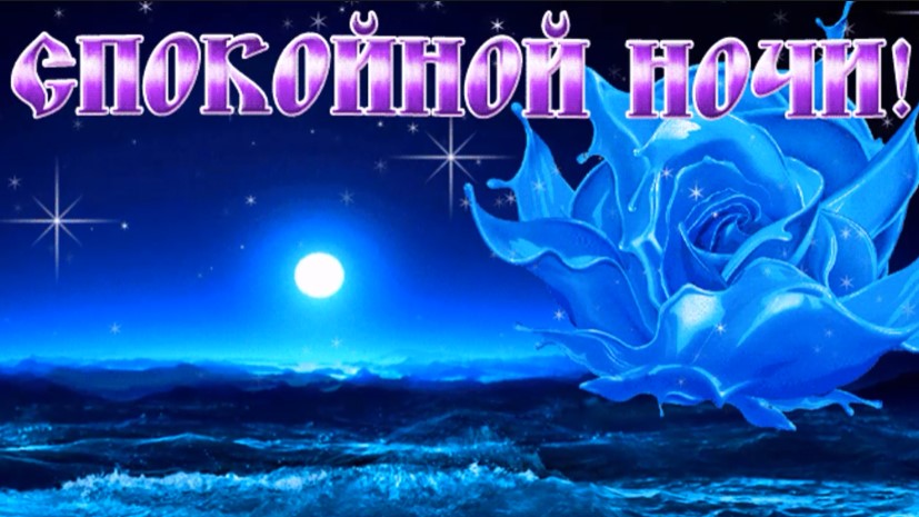 Приятные сны ждут тебя, любимая. Спокойной ночи.