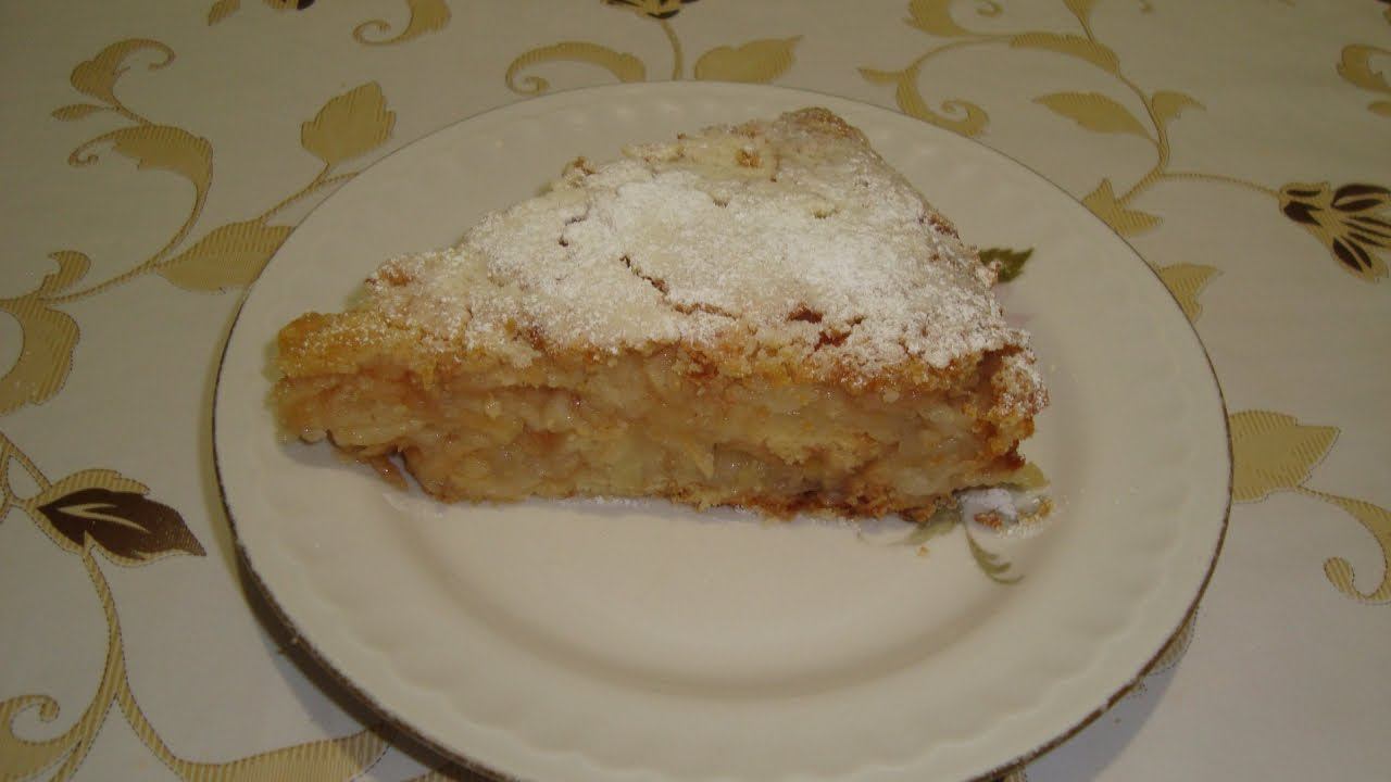 НАСЫПНОЙ ЯБЛОЧНЫЙ ПИРОГ  "ТРИ СТАКАНА" , ПРОСТОЙ И ОЧЕНЬ ВКУСНЫЙ