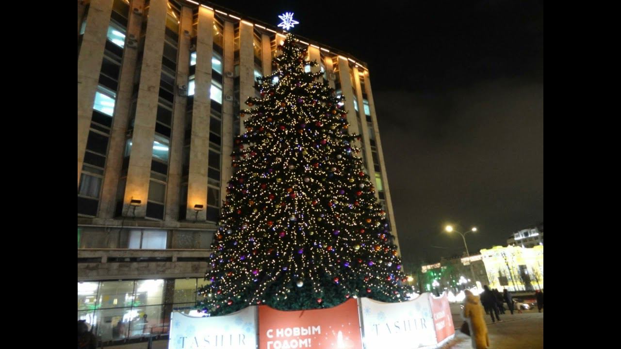 Новогодняя Москва 2019. Тверской бульвар ()