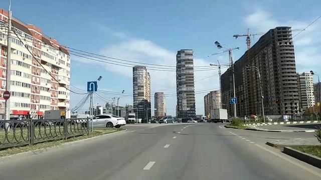 Краснодар - поездка под музыку Артик и Асти - ул. Колхозная, 40-лет Победы, Московская - 23.07.23 г.