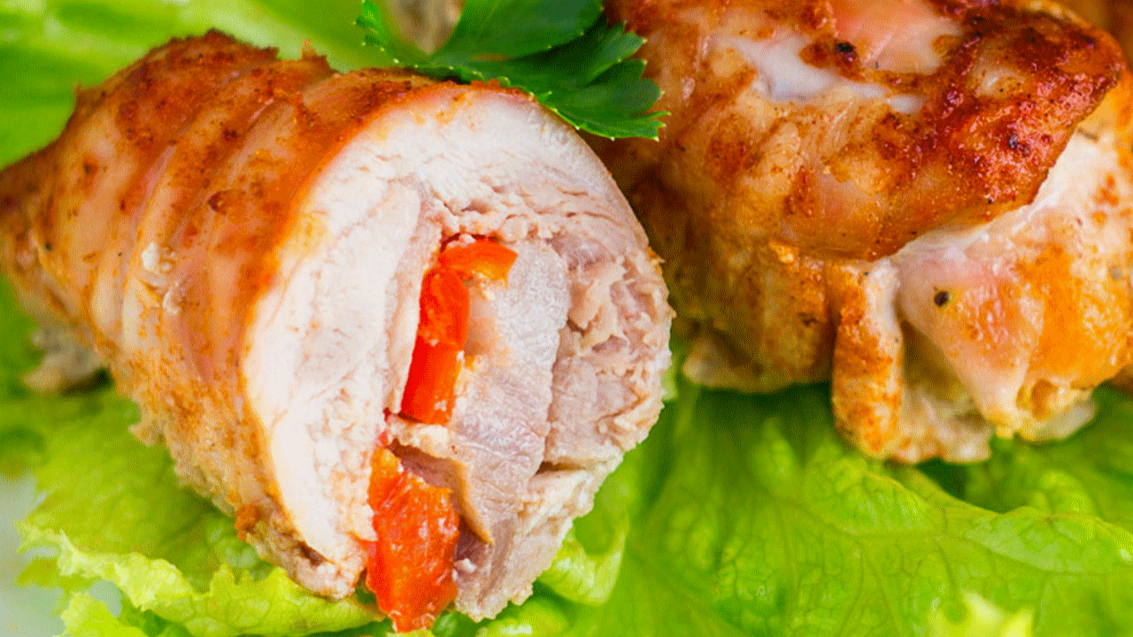 Муж СЪЕЛ ВСЁ ЗА 5 МИНУТ! Фаршированные Куриные Рулетики.