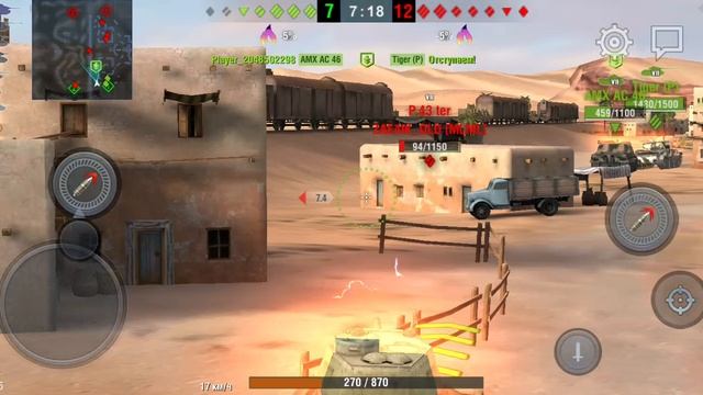 Играю в танки. Режим выживание